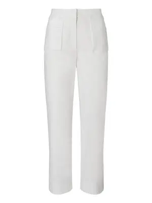 Tory Burch Cotton Trouser - White