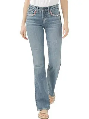 SILVER JEANS CO. Suki Americana Curvy Mid Rise Bootcut Jeans - Freedom