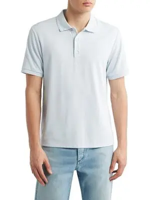 Rag & Bone Slim Fit Tech Piqué Polo - Arctic