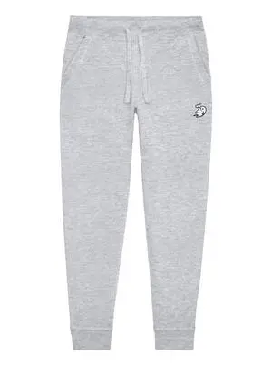 DALIX Heartly Ghost Fleece Jogger Pant - Heather Gray