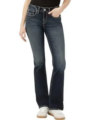 SILVER JEANS CO. Suki Curvy Bootcut Jeans - Two Steppin