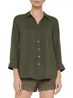 L'AGENCE Marlene Button-Up Shirt