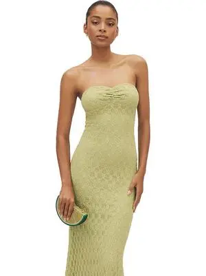 Bardot Adoni Strapless Midi Dress - Sweet Pea