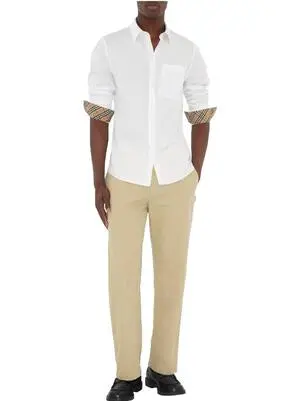 Burberry Cotton Poplin Shirt - White