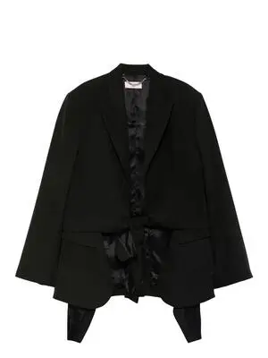 Martine Rose Knotted Tailored Jacket - Black