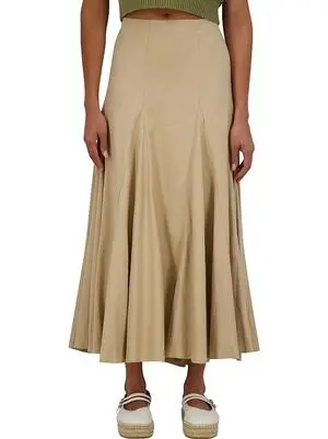 POINT Linen Gore Skirt Sand