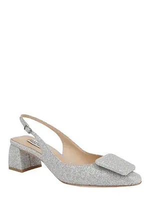 Badgley Mischka Gracen Pumps Silver Glitter