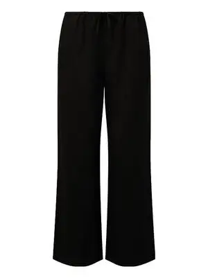 Onia Air Linen Drawstring Pant Black