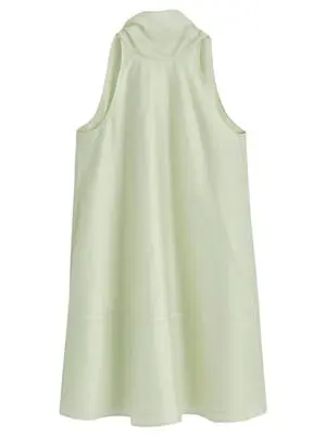 Cos Fluid Halterneck Mini Dress Green