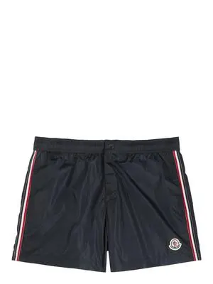 Moncler Logo Shell Swim Shorts - Navy