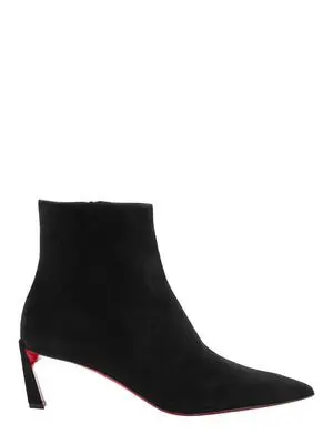 CHRISTIAN LOUBOUTIN Condora 55 Suede Ankle Boots - Black