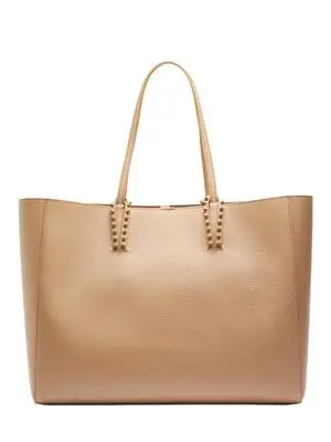 CHRISTIAN LOUBOUTIN Cabata Large Leather Tote Sand