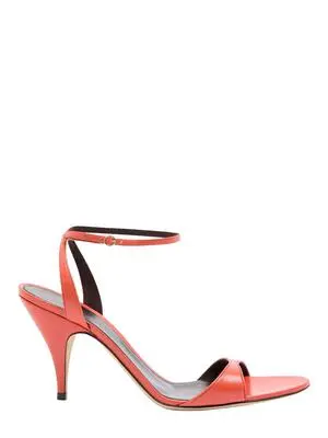 THE ROW Vika 80 Leather Sandals - Orange