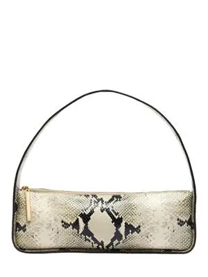 Khaite Lori Python-effect Shoulder Bag - Natural