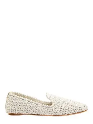Moncler Woven Loafers - Natural