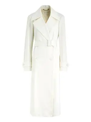 Dries Van Noten Double-breasted Cotton Trench Coat - White
