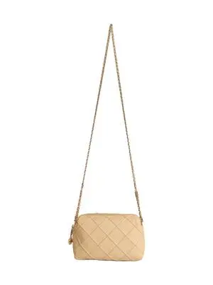 Tory Burch Fleming Mini Crossbody Bag - Cream