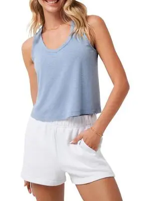 Travis Mathew Sun Shimmer Tank - Heather Granada Blue
