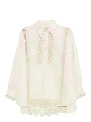 Zimmermann Illuminate Blouse - Neutrals