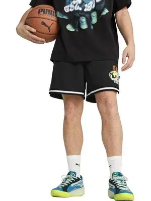 PUMA Hoop Dreamz Basketball Shorts - Black