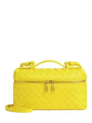 BOTTEGA  VENETA Intrecciato Leather Vanity Case - Sulfur
