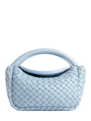 BOTTEGA  VENETA Small Cobble Top-handle Bag - Ice