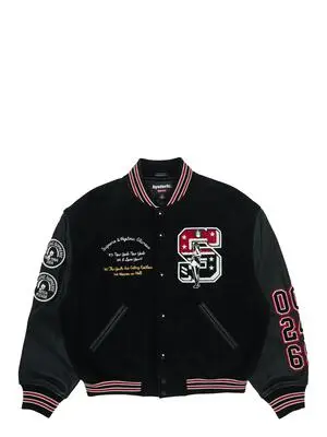 Supreme Supreme X Hysteric Glamour Varsity Jacket Black