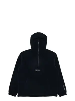 Supreme Polartec Facemask Half Zip Hooded Sweatshirt - Black