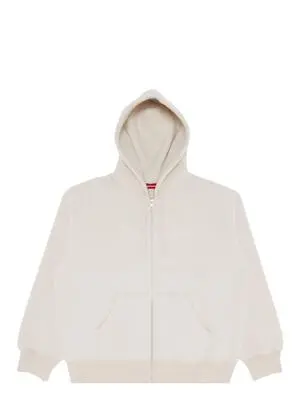 SUPREME Pilled Zip Up Hooded Sweatshirt