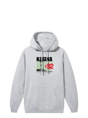 ANTI SOCIAL SOCIAL CLUB Anti Social Social Club X Kasina Radio Signal Hoodie Grey
