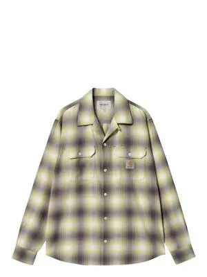 Carhartt Work In Progress Long-sleeve Check Shirt - Green