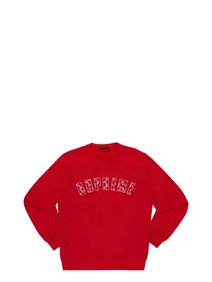 LOUIS VUITTON Arc Logo Crewneck - Red