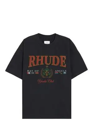 Rhude Bay Of Angels Yacht Tee - Black