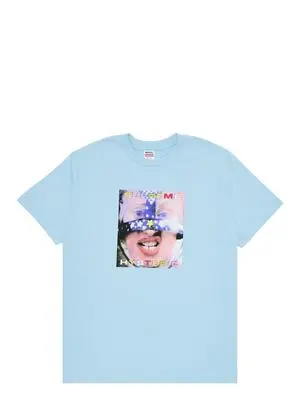 Supreme X Hysteric Glamour Headcase Tee 'powder Blue' Blue