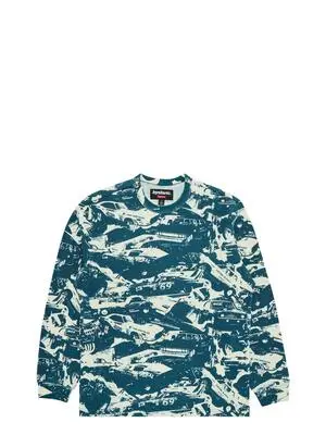 Supreme X Hysteric Glamour Cars Thermal Top - Teal