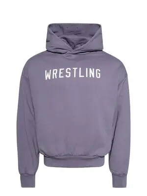 Fear Of God Heavy Fleece Vintage Shrunken Hoodie - Purple