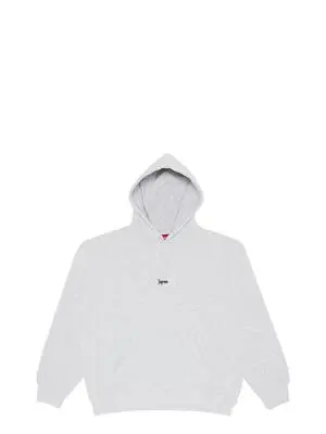 Supreme Micro Logo Hooded Sweatshirt - Grey