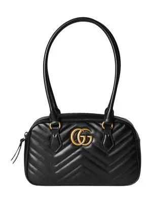 Gucci Marmont Small Top Handle Bag - Black