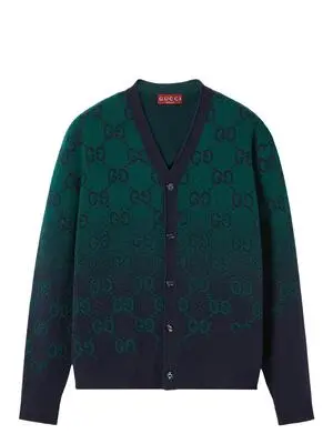 Gucci Jacquard Cardigan - Green