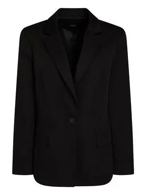 JOSEPH Joaquim Cotton-sateen Blazer - Black