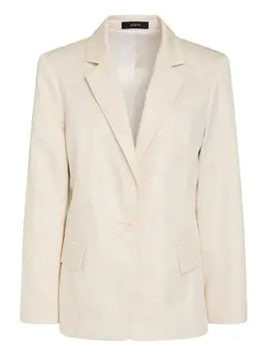 JOSEPH Joaquim Cotton-sateen Blazer - Cream