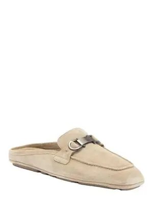 FERRAGAMO Beverly Bit Loafer Mule - Safari
