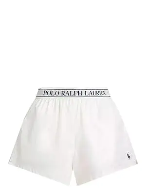 Ralph Lauren Embroidered-logo Shorts - White