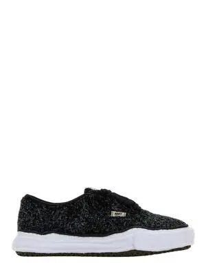 Mihara Yasuhiro Fabric Sneakers - Black