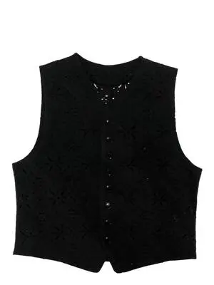 Y’S Laced Sleeveless Vest