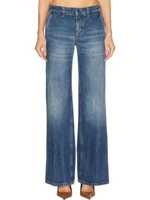 Victoria Beckham Gigi Wide-leg Jeans - Vintage Indigo