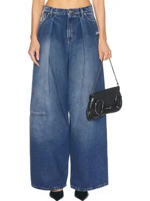 JEAN PAUL GAULTIER Wide Leg Jeans - Vintage Blue