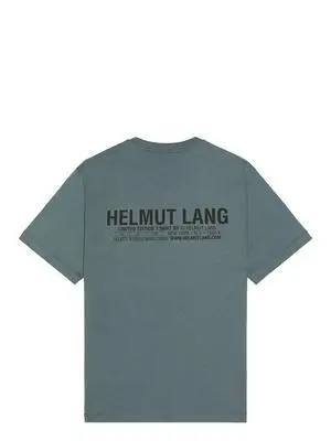 Helmut Lang Capsule Tee In Slate - Slate Blue