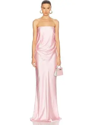 THE SEI Draped Strapless Gown - Ballet