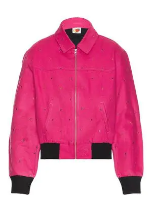SKY HIGH FARM WORKWEAR Studded Work Jacket - Pink